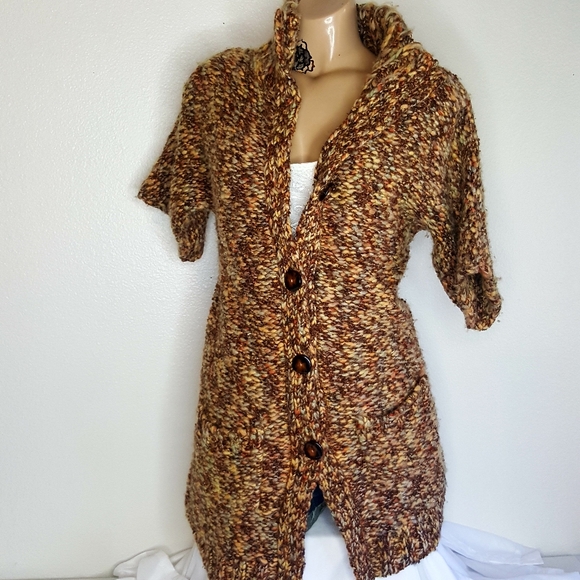 Anthropologie | Sweaters | Anthropologie Tabitha Long Cardigan Chunky ...